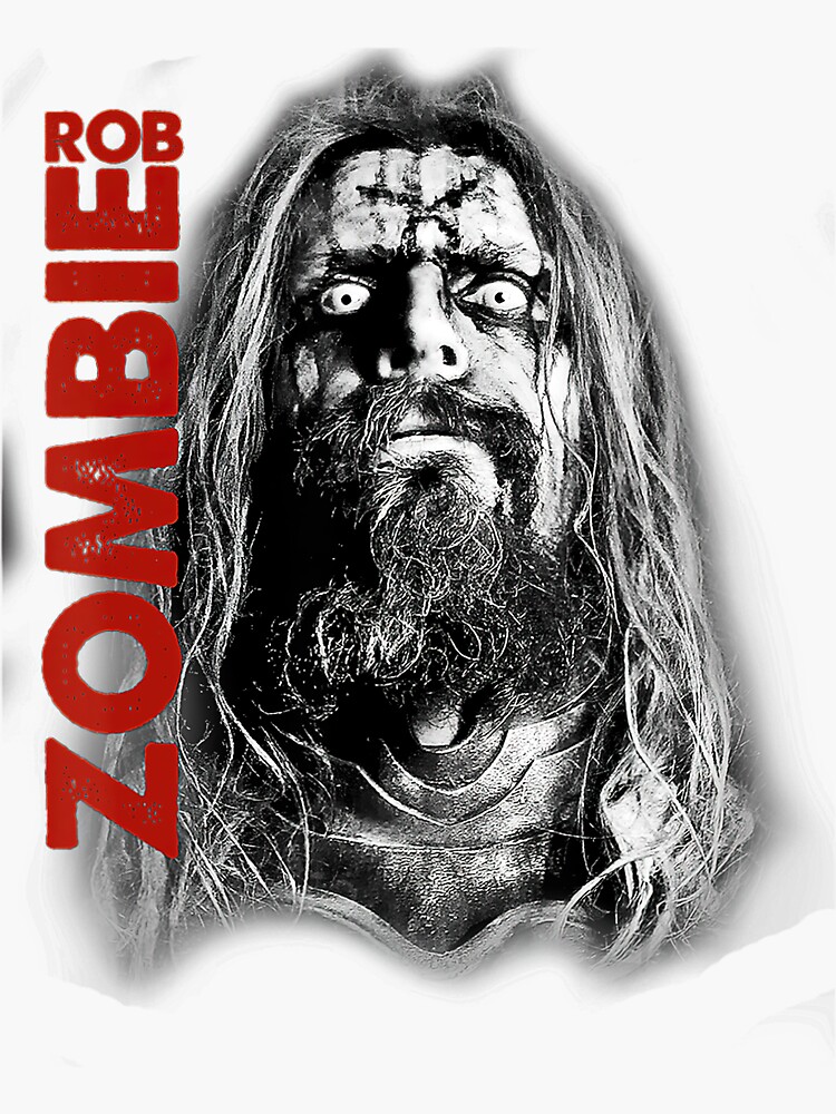 "Rob Zombie – Unmasked Face" Sticker for Sale by luongluong01 | Redbubble