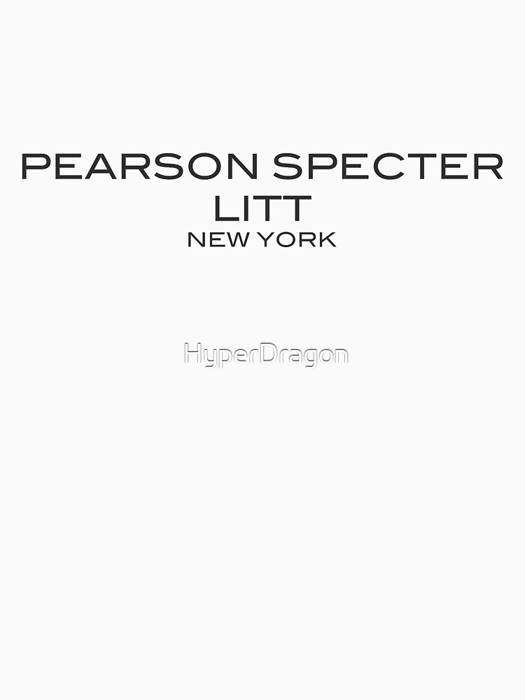 "Pearson Specter Litt" Essential T-Shirt for Sale by HyperDragon ...