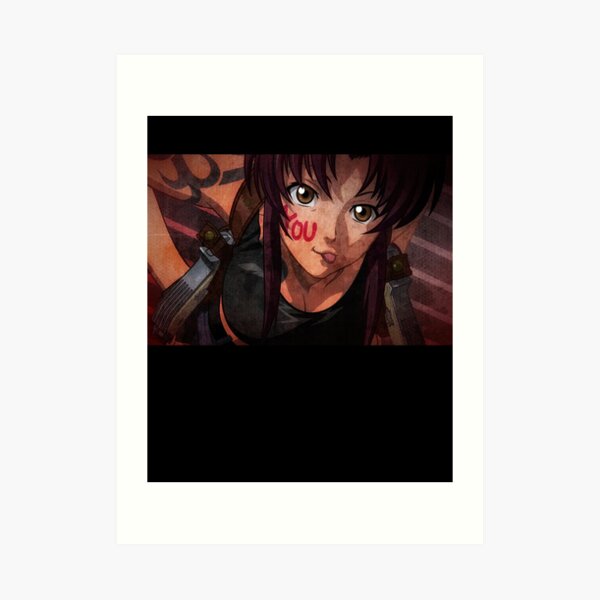 "BLACK LAGOON Revy meme" Art Print for Sale by FranciscoDesign | Redbubble