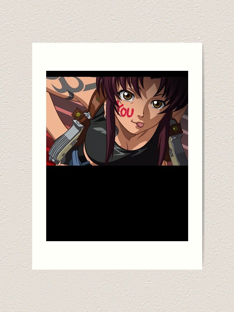 "BLACK LAGOON Revy meme" Art Print for Sale by FranciscoDesign | Redbubble