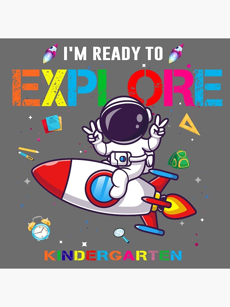 "Ready To Explore Kindergarten" Poster for Sale by Creativemoha | Redbubble