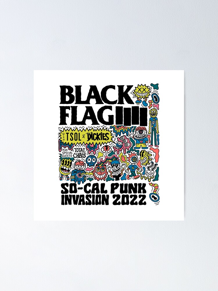 "invasion Black and Flag" Poster for Sale by gregspringer | Redbubble