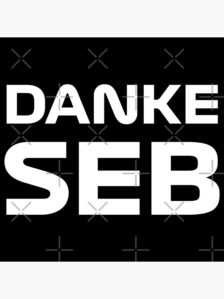 "Danke Seb Sebastian Vettel Retirement" Poster for Sale by larsmeijer11 ...