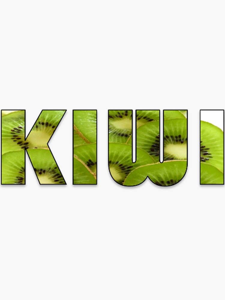 "I love kiwis the most" Sticker for Sale by Delightandarts | Redbubble
