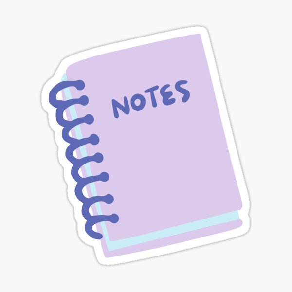 "notebook" Sticker for Sale by beekem | Redbubble