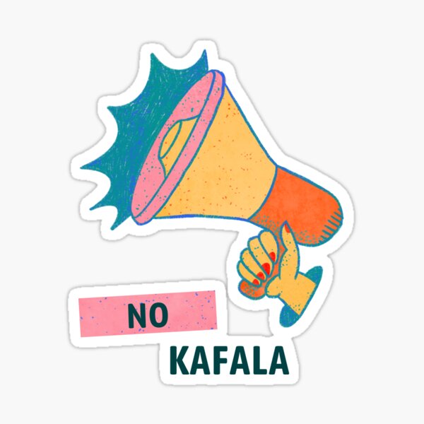 "No Kafala System Protest Design" Sticker for Sale by lordyswiss ...