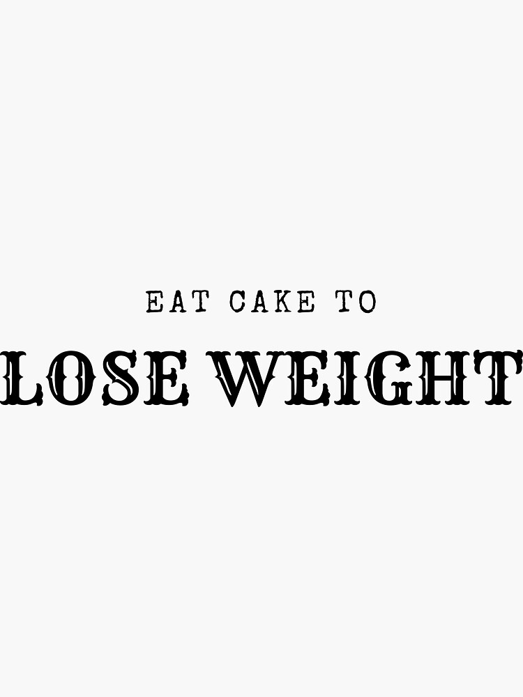 "lose weight" Sticker for Sale by HuyOtayatha | Redbubble