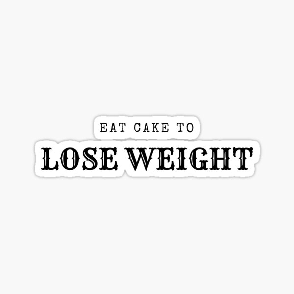 "lose weight" Sticker for Sale by HuyOtayatha | Redbubble