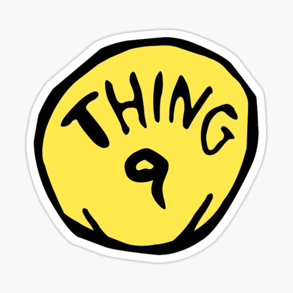 "Custom Thing 9" Sticker for Sale by NiftyMel | Redbubble