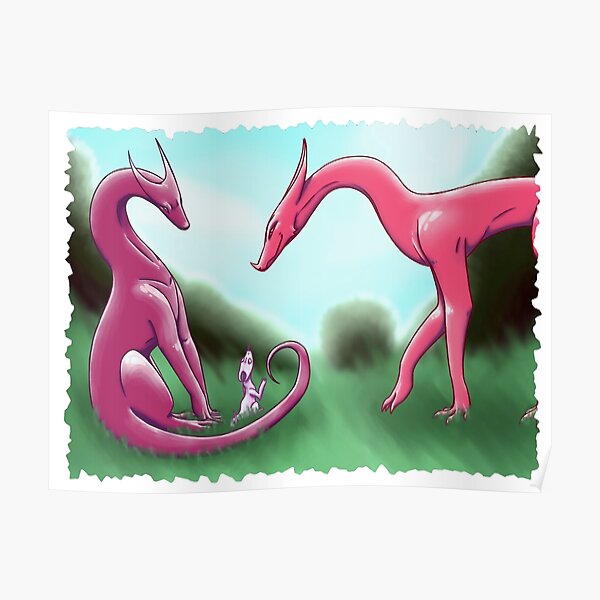 "Wingless Dragons" Poster for Sale by ShnoobDesign | Redbubble