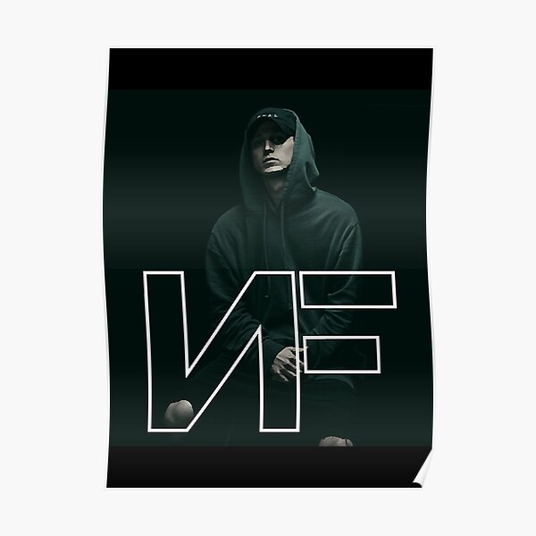 "nf logo with face " Poster for Sale by PatrickVi31090 | Redbubble