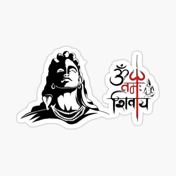 "shiva" Sticker for Sale by Baazigaar | Redbubble