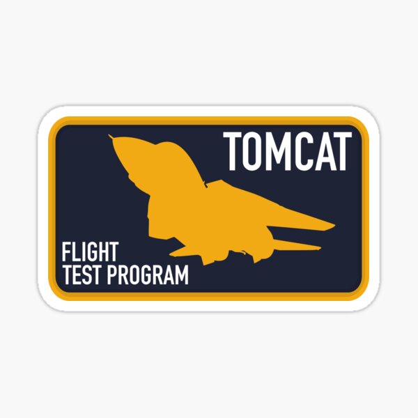 "F-14 Tomcat Flight Test Program Patch" Sticker for Sale by StrongVlad ...