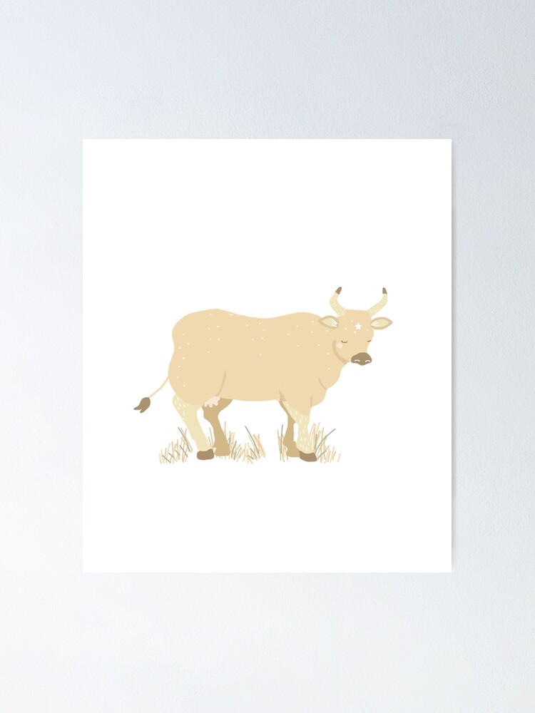 "the beautiful Ndama cow" Poster for Sale by A-Farfadet | Redbubble