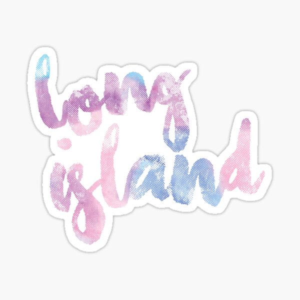"Long Island" Sticker for Sale by emilystp23 | Redbubble