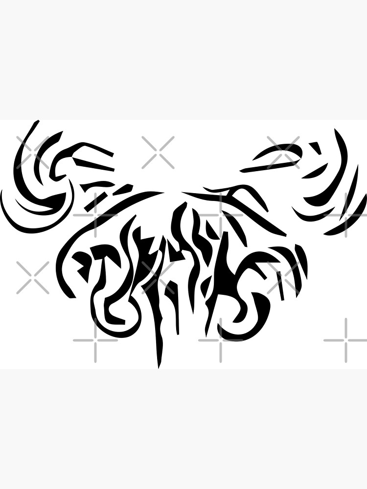 "Tribal Markings" Poster for Sale by DJSK | Redbubble