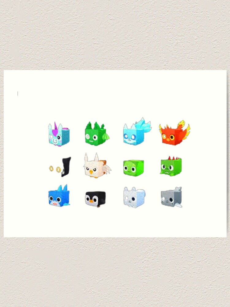 "roblox pet simulator x" Art Print for Sale by Alexa-test | Redbubble