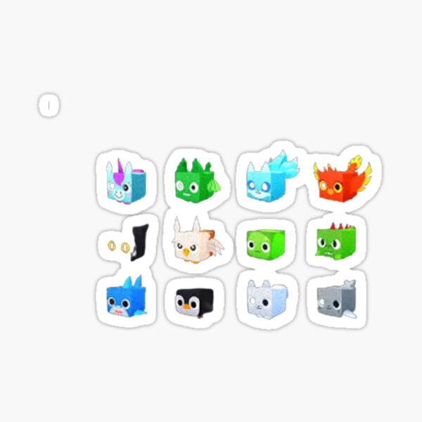 "roblox pet simulator x" Sticker for Sale by Alexa-test | Redbubble