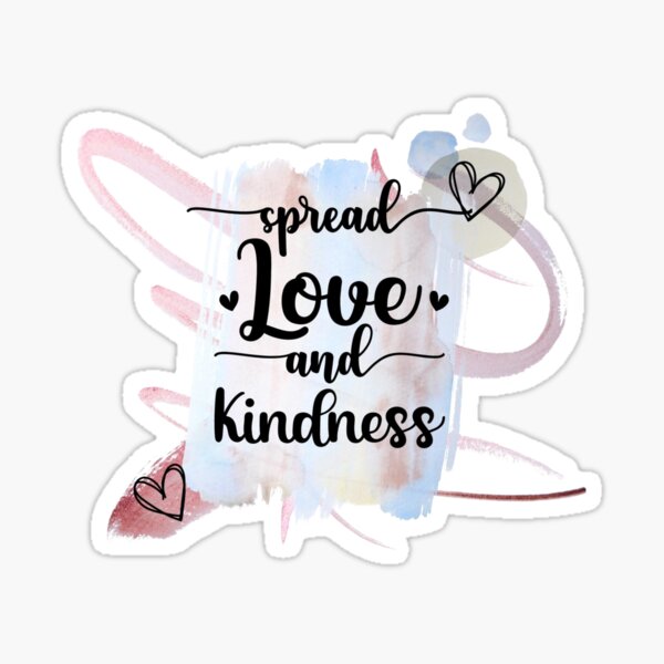 "Spread Love And Kindness Inspirational Motivational Quote | Purple ...