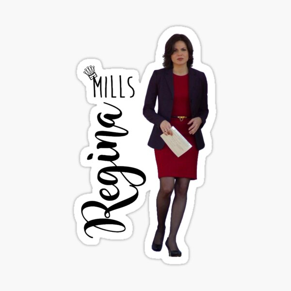 "Regina Mills " Sticker by tmbrdsn | Redbubble