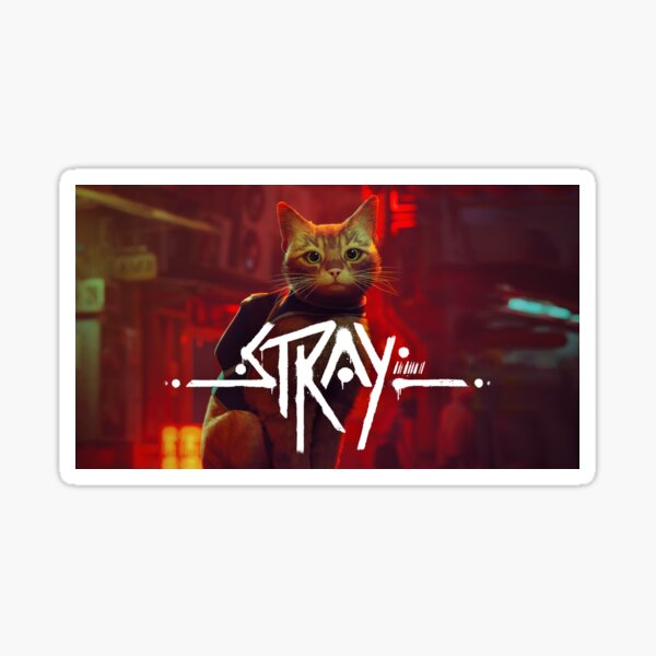 "stray cat" Sticker for Sale by dornern | Redbubble