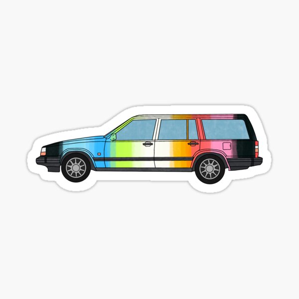 "Volvo 940 Queer Edition" Sticker for Sale by Doerpnation | Redbubble