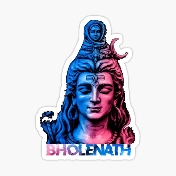 "Why Lord Shiva called Bholenath? " Sticker for Sale by Krokodajll ...