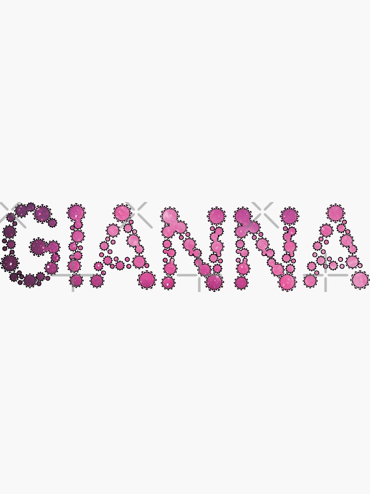 "GIANNA Name III - My name is GIANNA - typography name - Galaxy Vibe ...