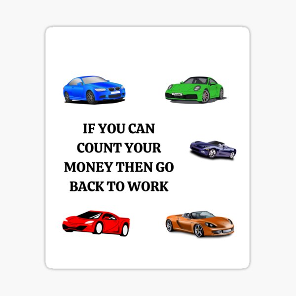 "motivational quotes about car" Sticker for Sale by Harun-design ...