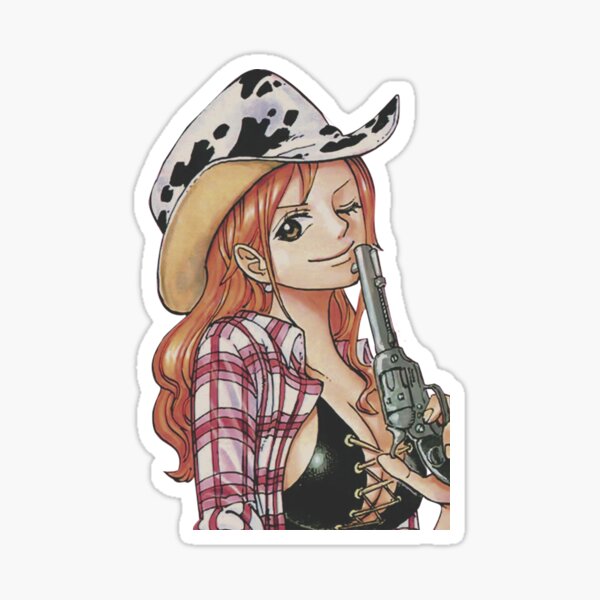 "Cowgirl Nami" Stickerundefined by gxstrea | Redbubble