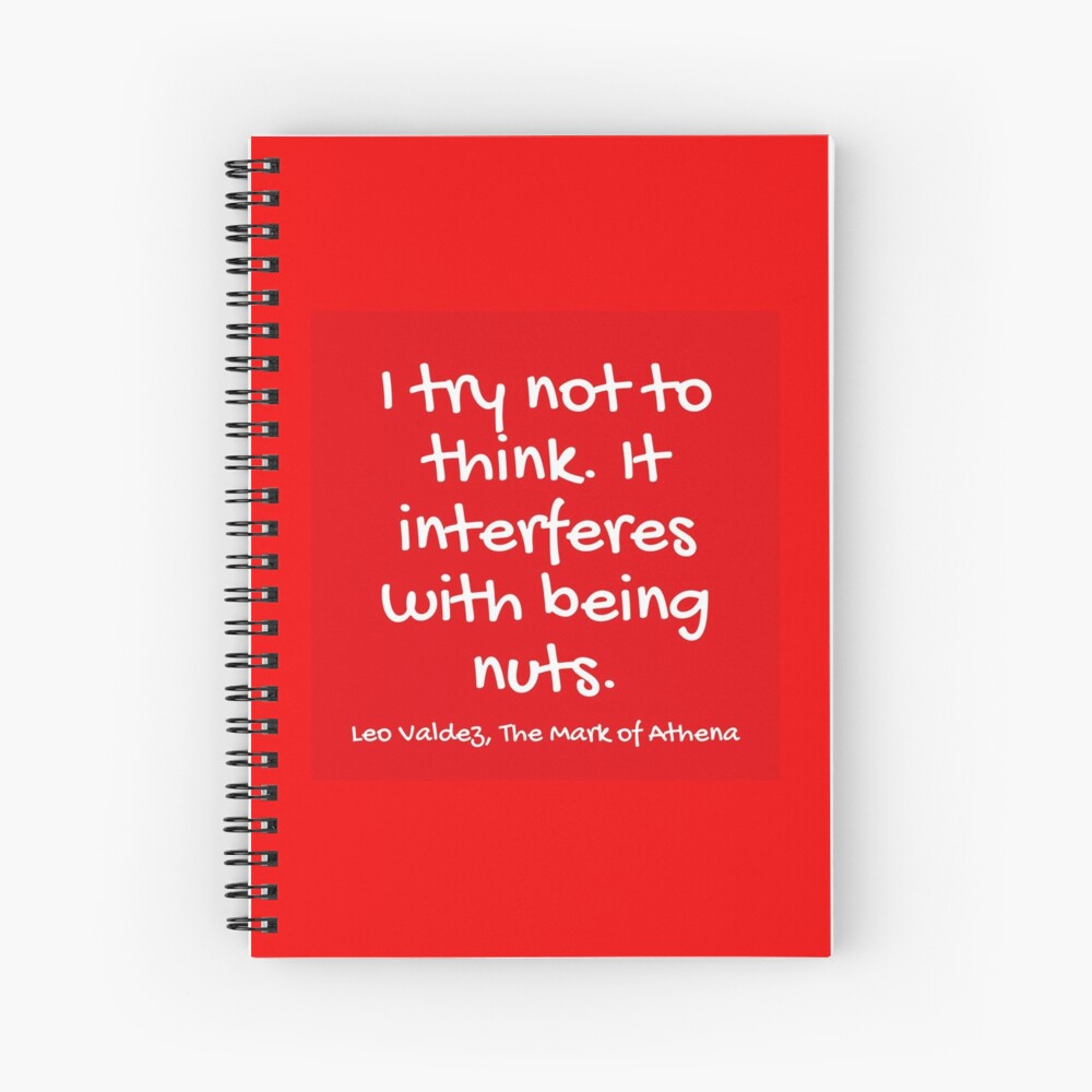 "Percy Jackson Quote" Spiral Notebook for Sale by erin212 | Redbubble