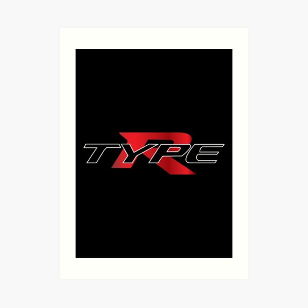 "Honda Civic Type R Logo" Art Print for Sale by MOON--STONE | Redbubble