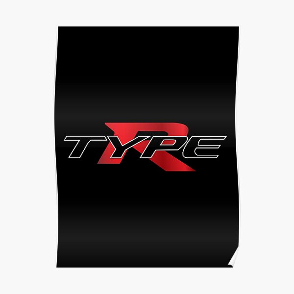 "Honda Civic Type R Logo" Poster for Sale by MOON--STONE | Redbubble