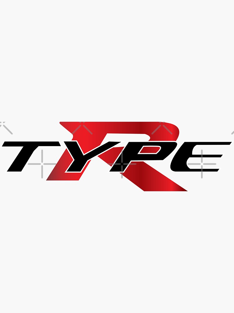 "Honda Civic Type R Logo" Sticker for Sale by MOON--STONE | Redbubble