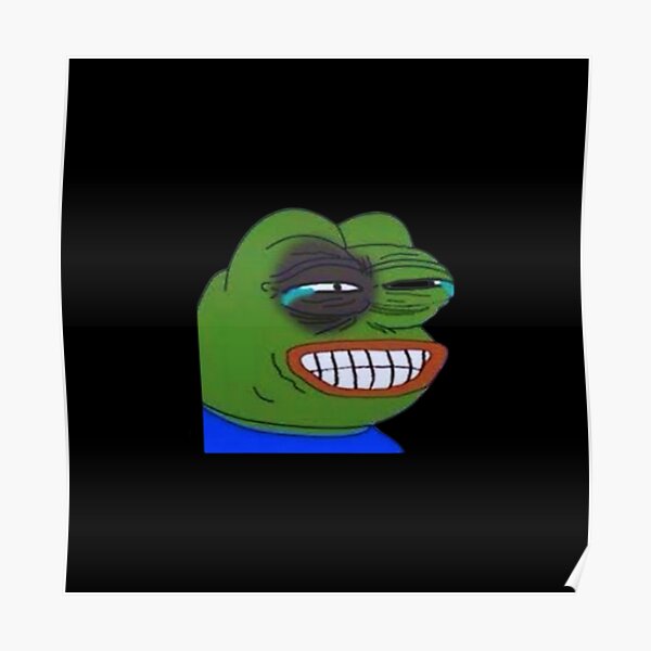 "Pepe The Frog Black Eye" Poster for Sale by Tobster01 | Redbubble
