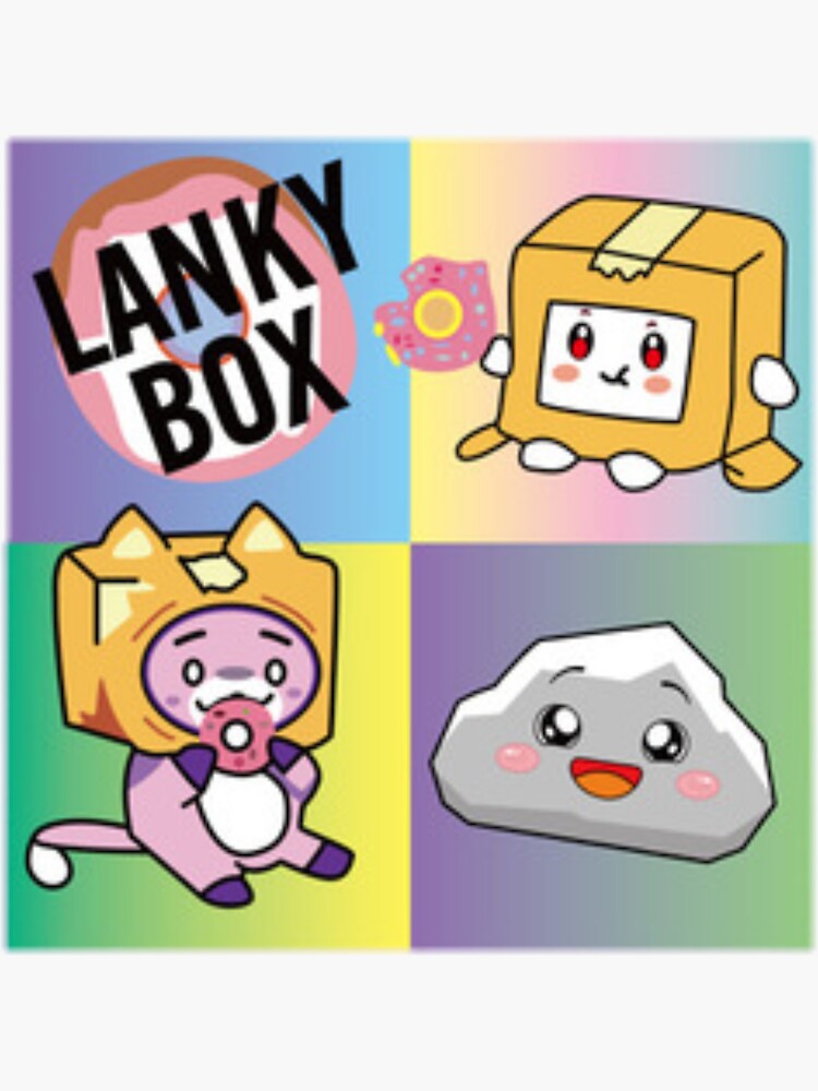 "lankybox squad - lanky box" Sticker for Sale by Odenex | Redbubble