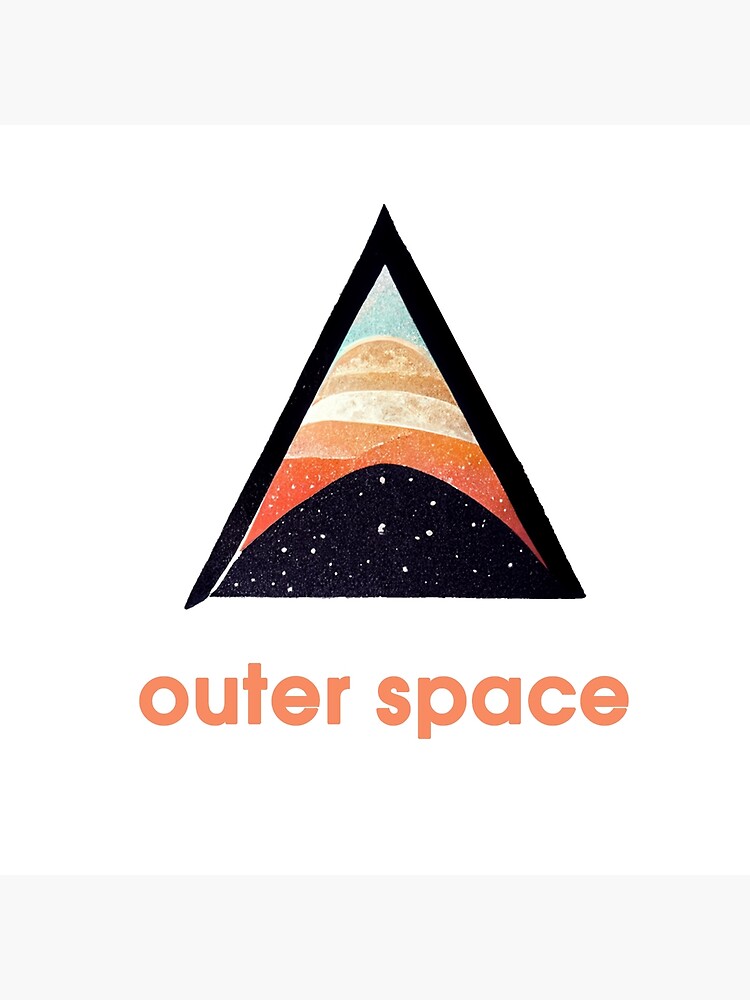 "Outer space sci-fi triangle" Poster for Sale by arrogantdesign | Redbubble