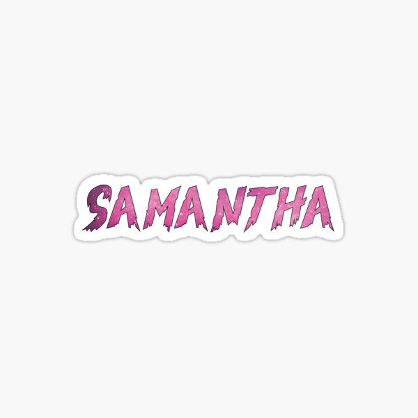 "SAMANTHA Name IV - My name is SAMANTHA - typography name - Galaxy Vibe ...