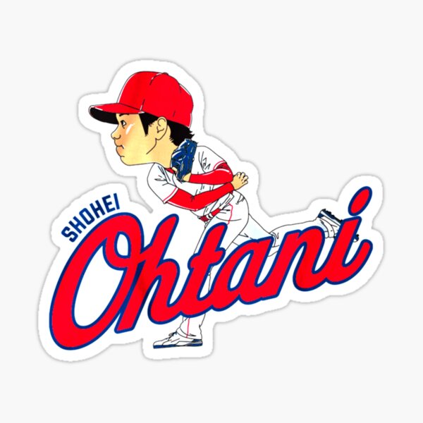 "Shohei Ohtani caricature " Sticker for Sale by Cody-Art | Redbubble