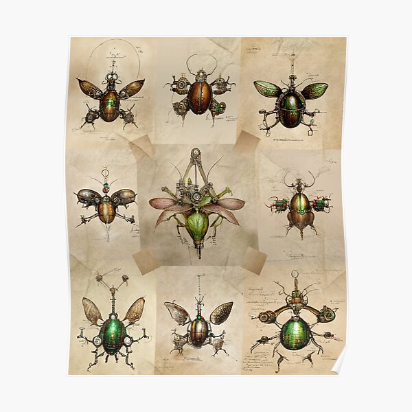 "The Beetles" Poster for Sale by Artisanexotica | Redbubble