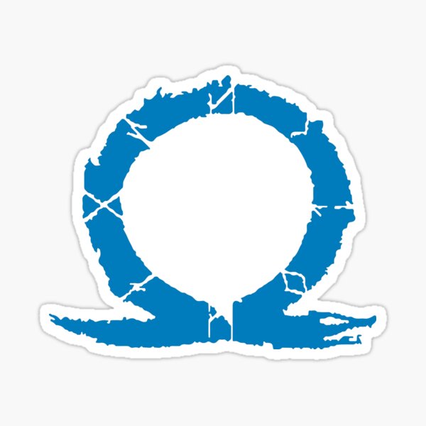 "GOW: Logo Blue" Sticker for Sale by BlueCoyote302 | Redbubble