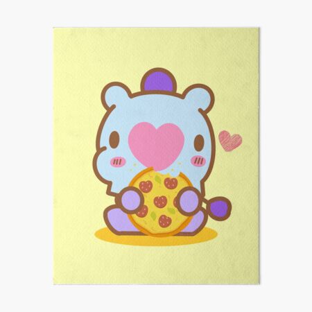 "Cute BTS BT21 Character Minini Mang | Pizza Lover | Gift for BTS ARMY ...