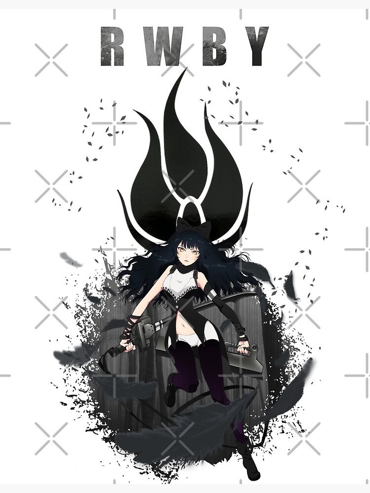 "Grunge Style Anime Poster | RWBY - Blake Belladonna" Poster for Sale ...