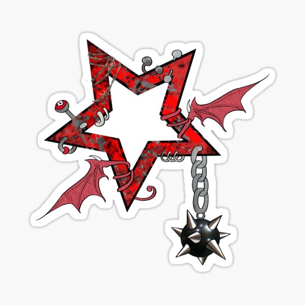 "devil star sticker" Sticker for Sale by ulcerhag | Redbubble