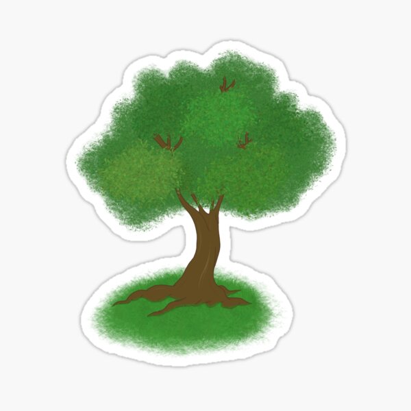 "tree drawing" Sticker for Sale by CocSwing | Redbubble