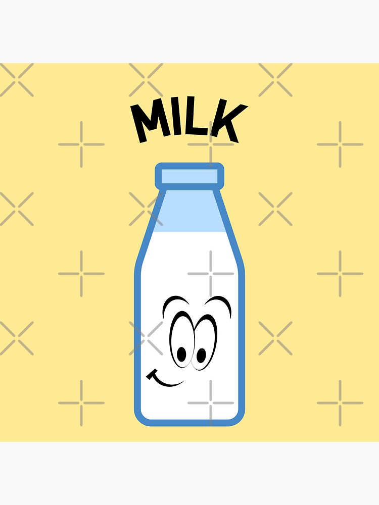 "Bottle of milk label sticker" Sticker for Sale by Rubi16 | Redbubble