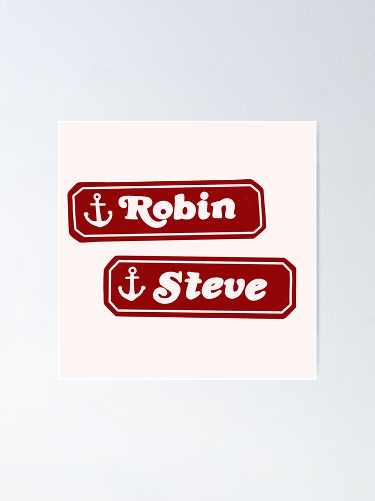 "Stranger Things - Robin and Steve" Poster for Sale by MomosDrawing ...