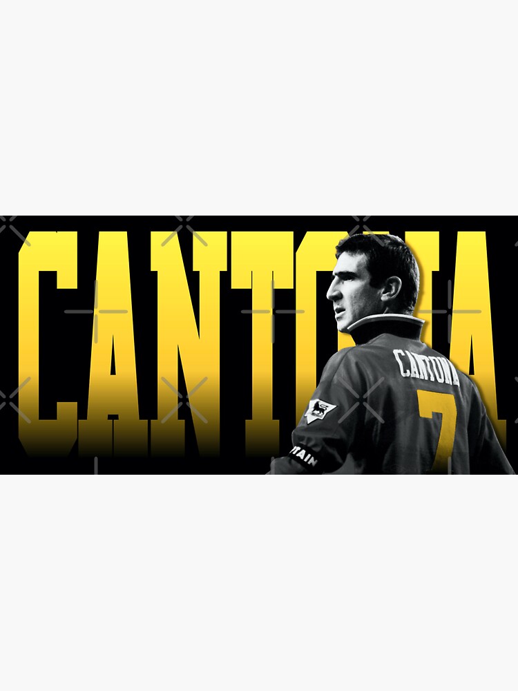 "Amazing Eric "The King" Cantona" Sticker for Sale by tillmaxshop ...
