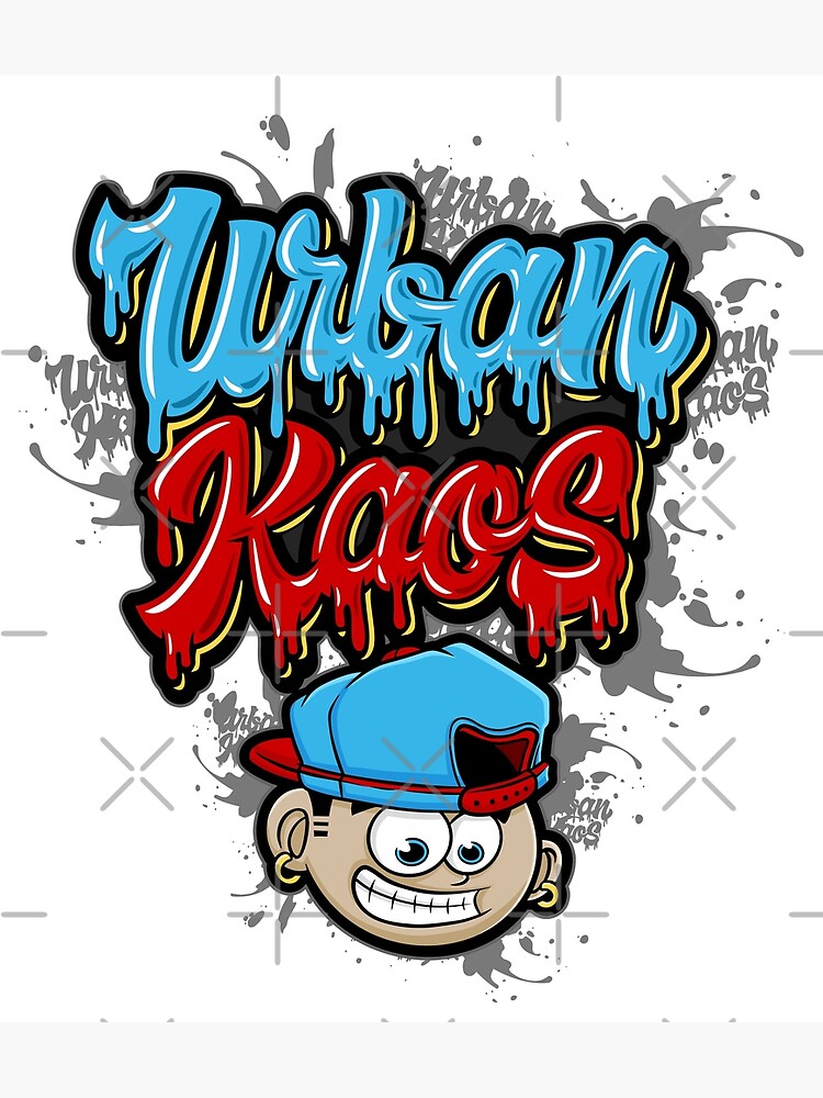 "Urban Kaos - Digitz Logo" Poster for Sale by urbankaos | Redbubble