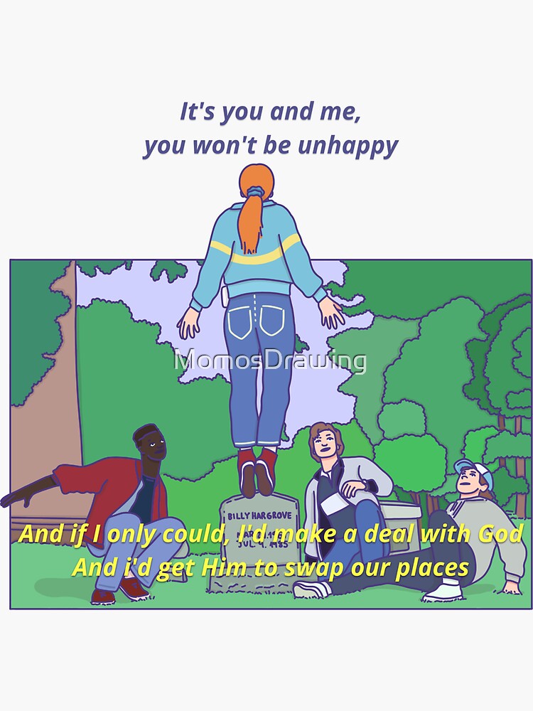 "Stranger things - Max and Vecna" Sticker for Sale by MomosDrawing ...